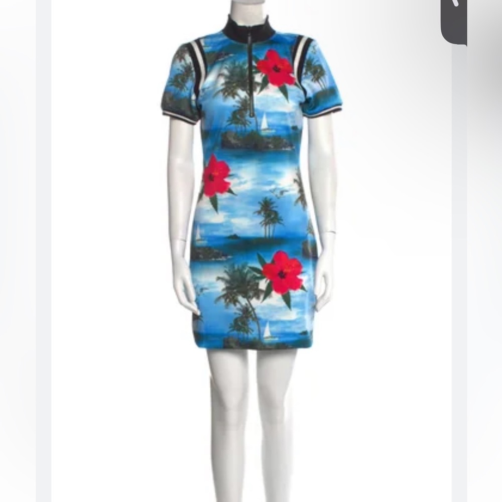 Pam And Gela Aloha Track Dress - Gem